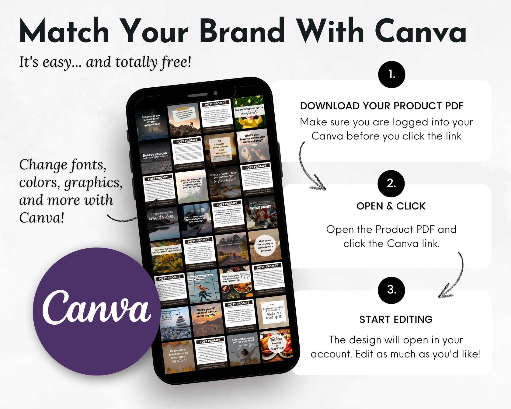 November Daily Posting Plan | 3 Posts a Day | Your Social Plan ...
