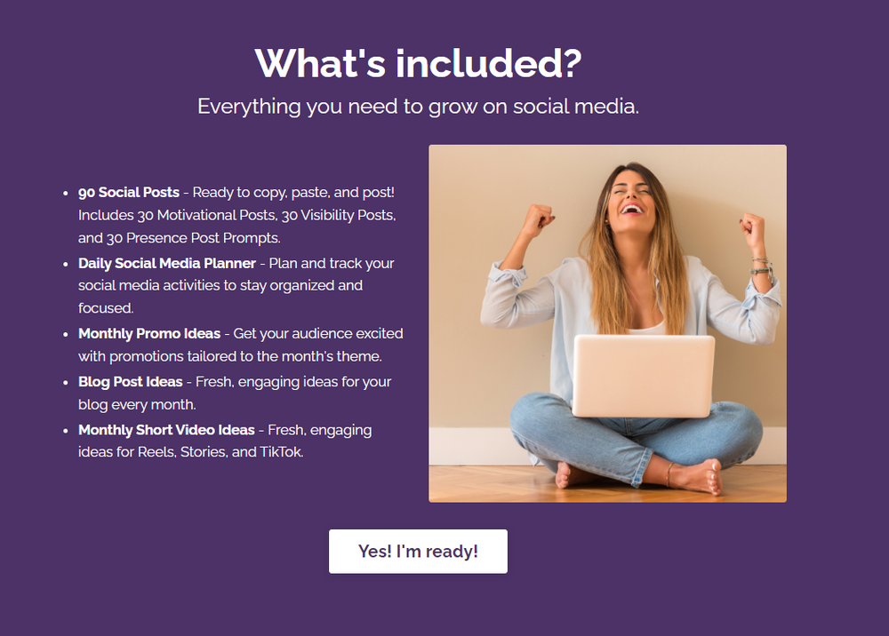 Your Social Plan Content Membership - Done For You Social Media Posts